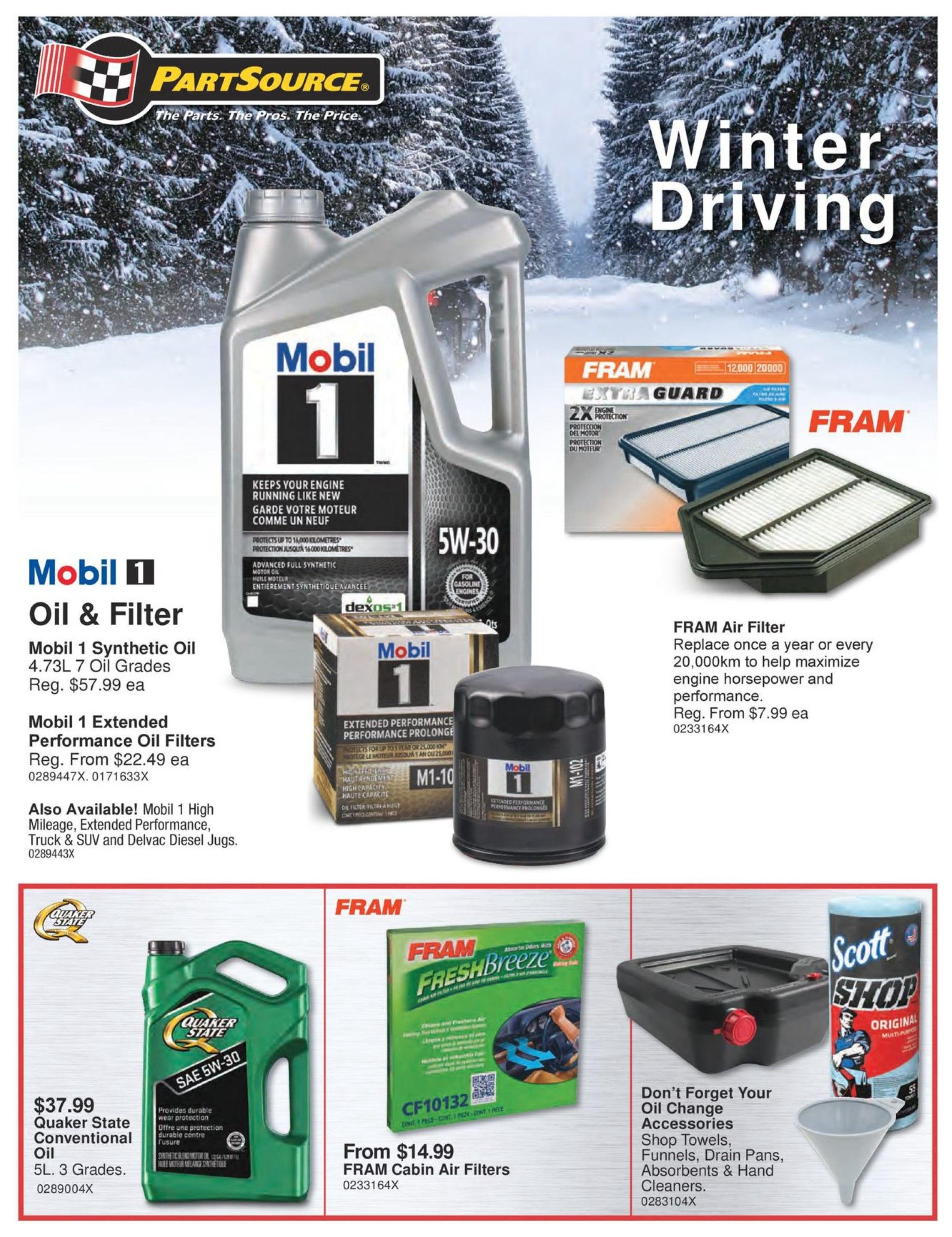 PartSource Flyer January 2 to 8