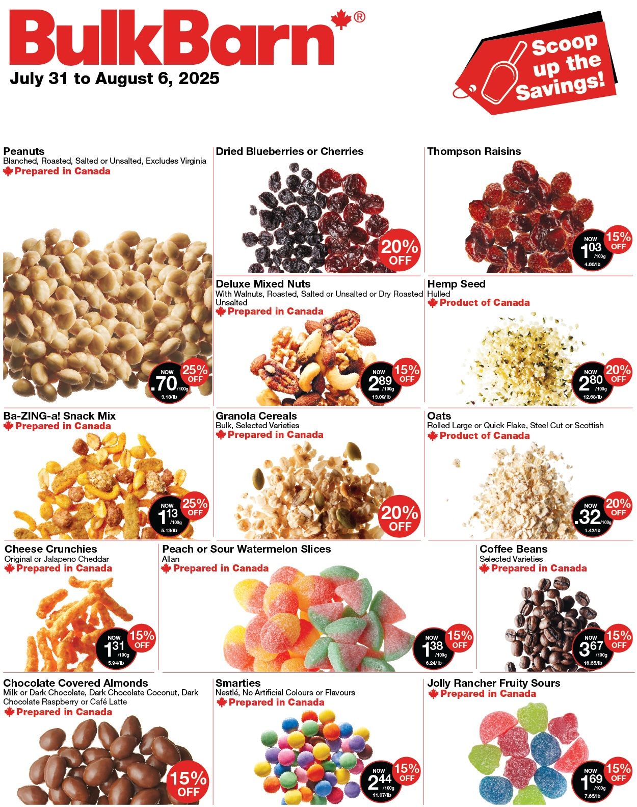 Bulk Barn Flyer July 31 to August 6