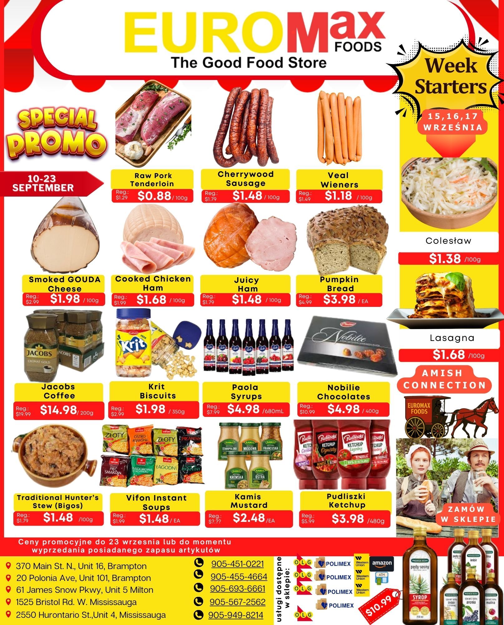 EuroMax Foods Bi-Weekly Flyer September 10 to 23