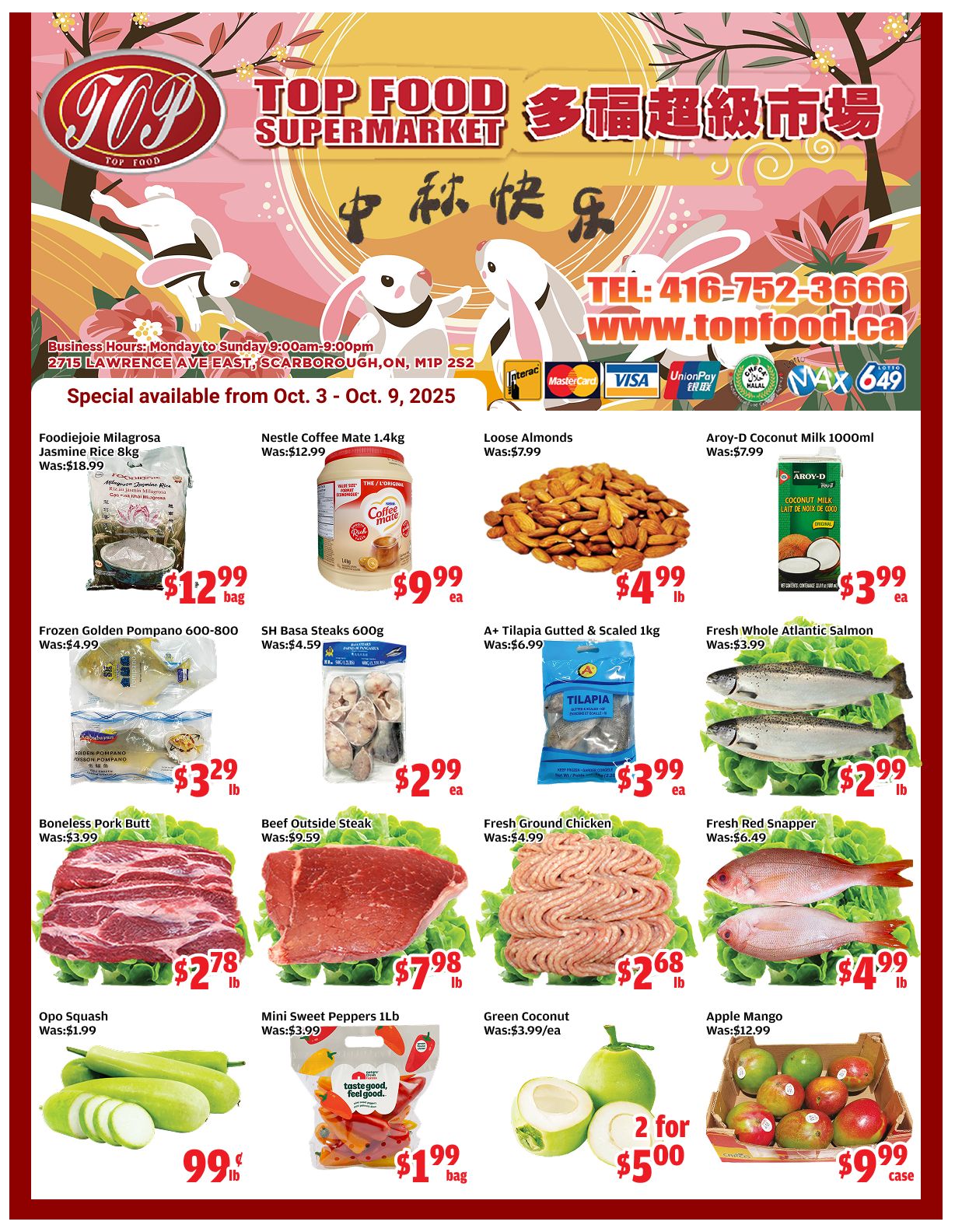 Top Food Supermarket Flyer October 3 to 9