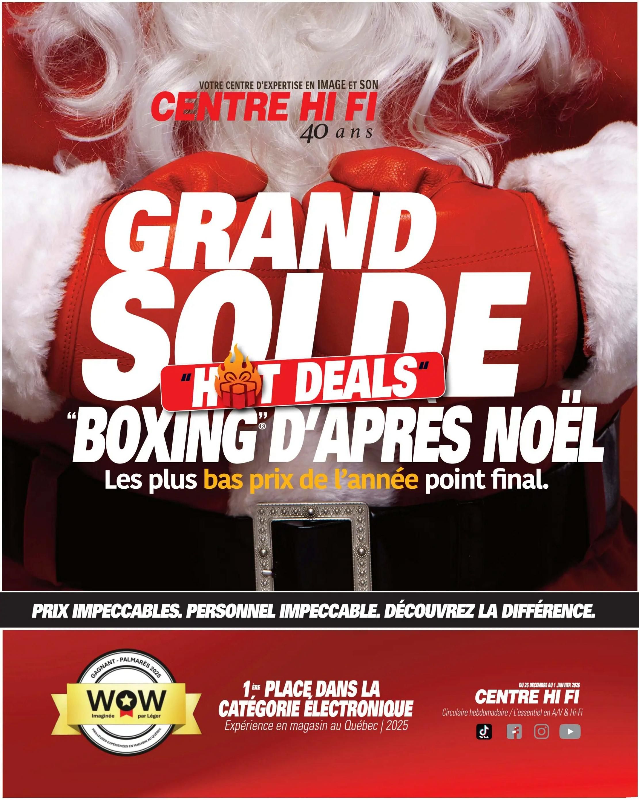 Centre Hi-Fi Flyer December 26 to January 1
