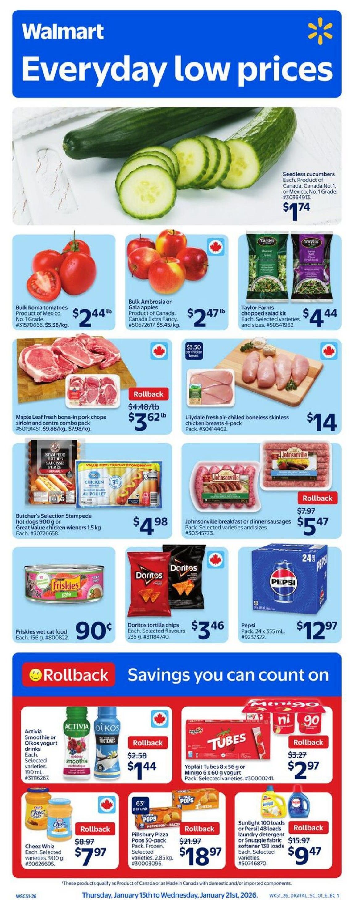 Walmart (West) Flyer January 15 to 21