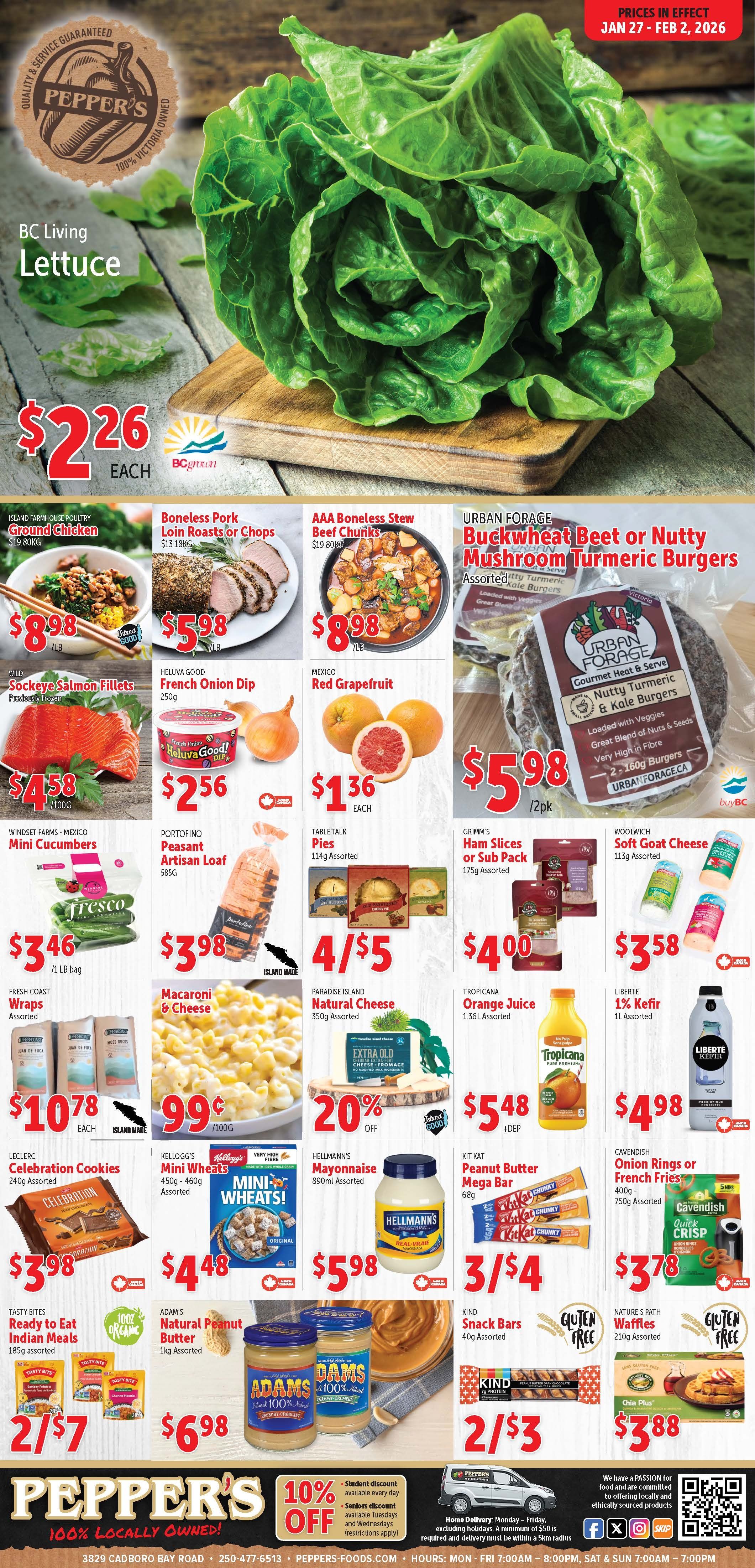 Pepper's Foods Flyer January 27 to February 2