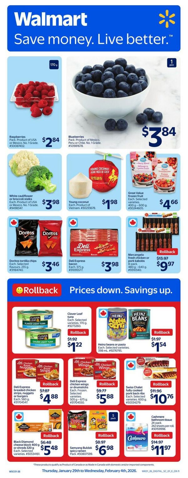 Walmart (ON) Flyer January 29 to February 4