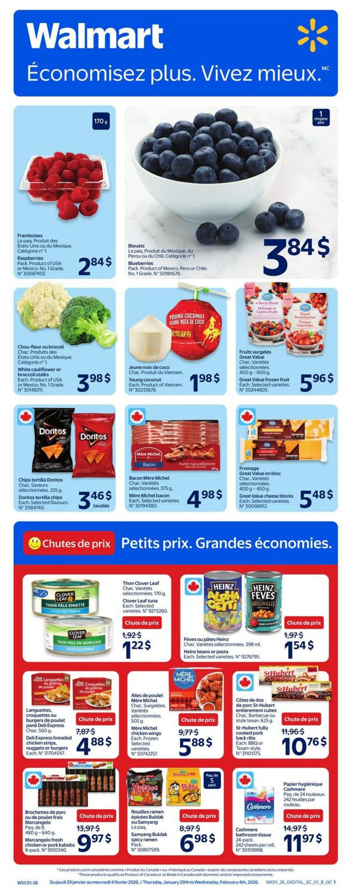 Walmart (QC) Flyer January 29 to February 4