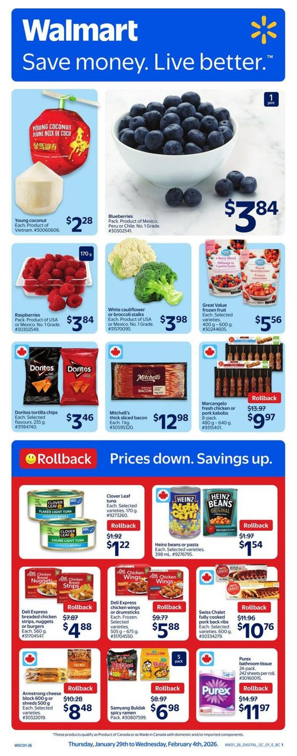 Walmart (West) Flyer January 29 to February 4