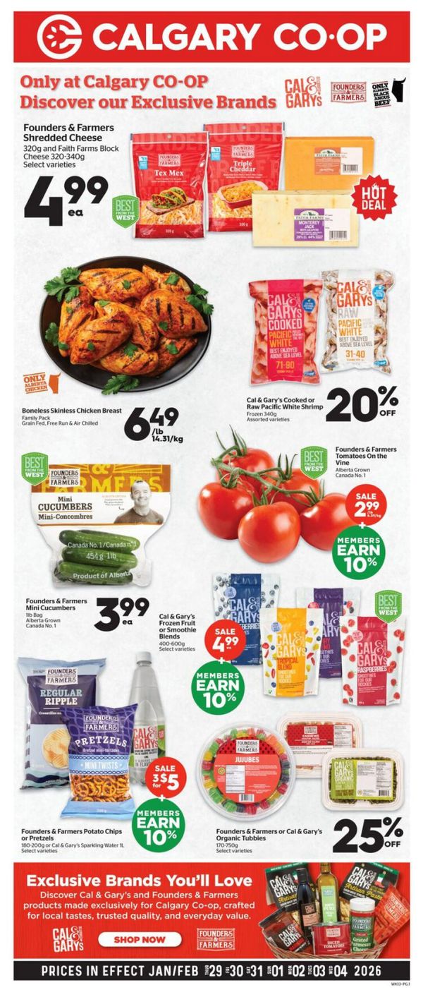 Calgary Co-op Flyer January 29 to February 4