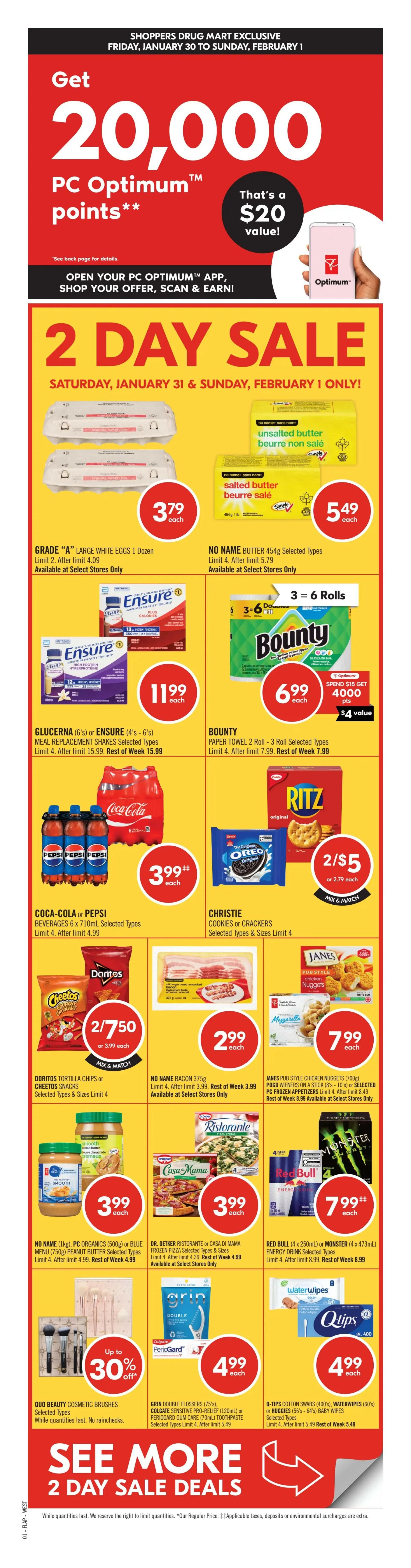 Shoppers Drug Mart (West) Flyer January 30 to February 5